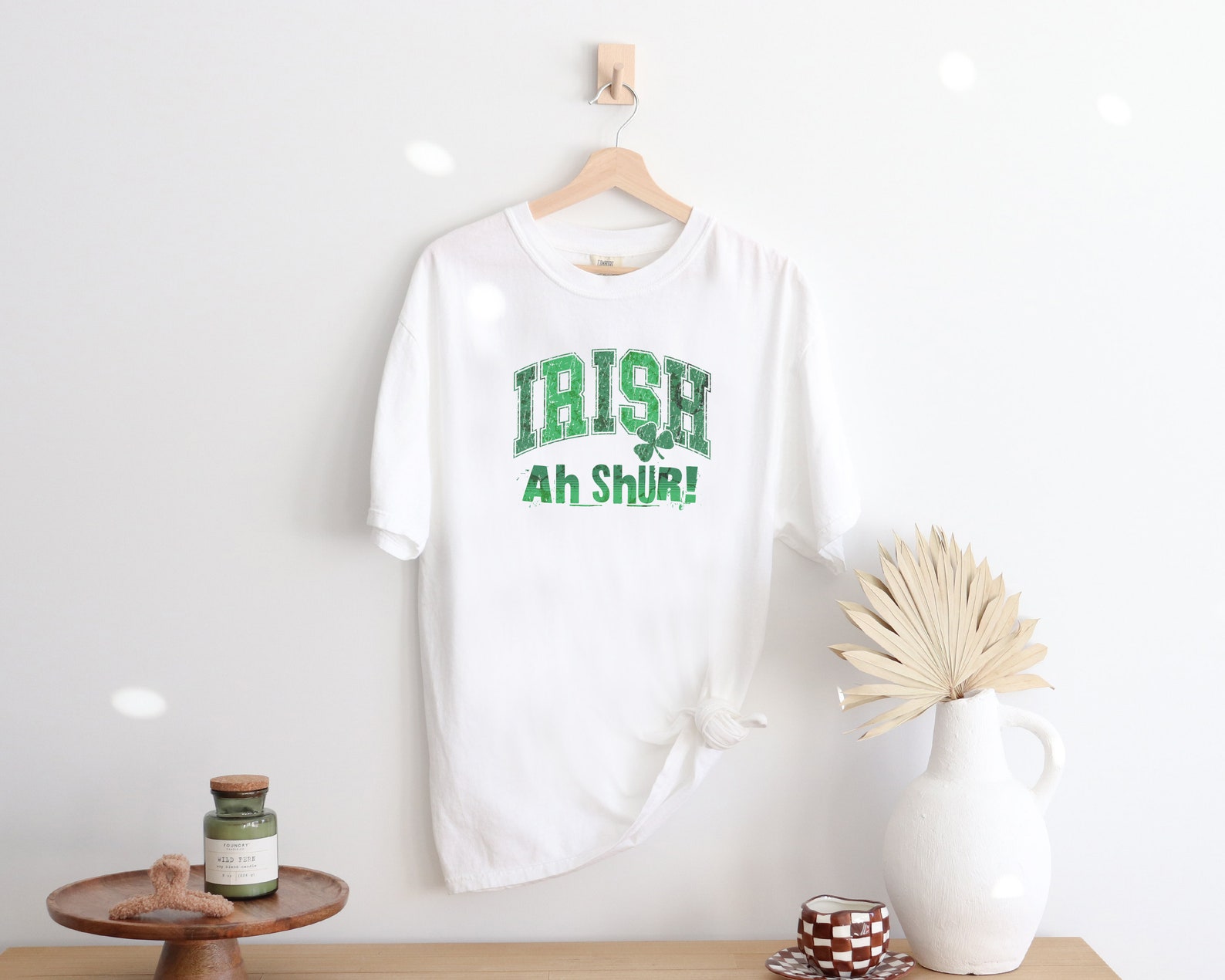St Patrick's Day Tee Vintage-style Irish Shirt Ah Sure Irish-inspired T ...