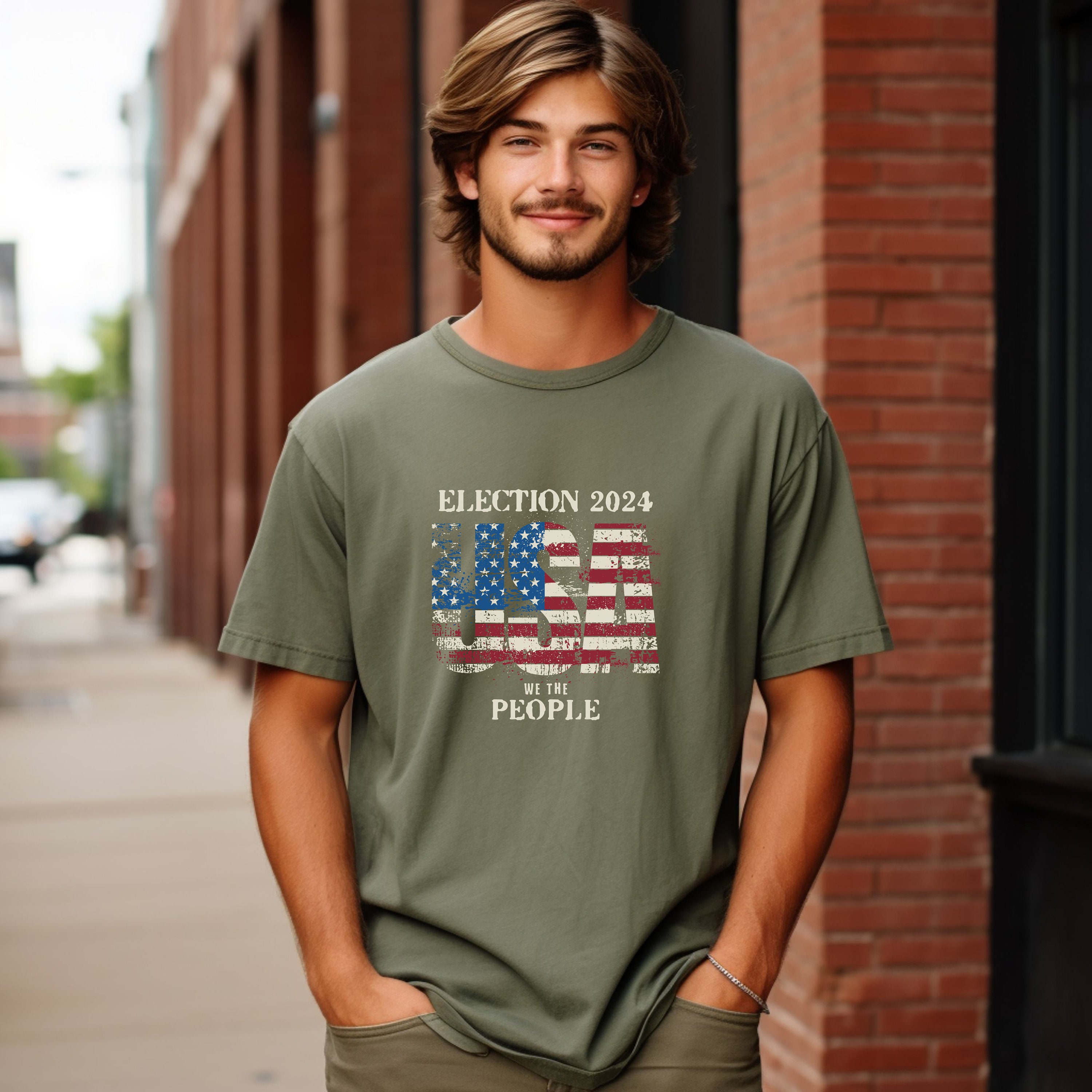 Election 2024 T-shirt USA Election Tee Political Apparel Presidential ...