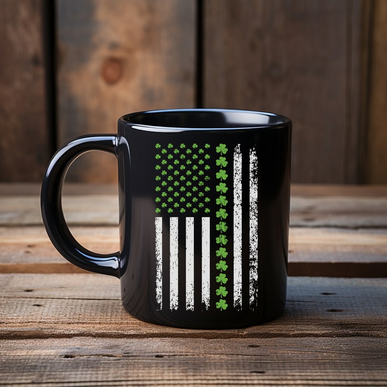 Paddy's Day Ceramic Mug St Patrick's Limited Edition Shamrock Charm St ...