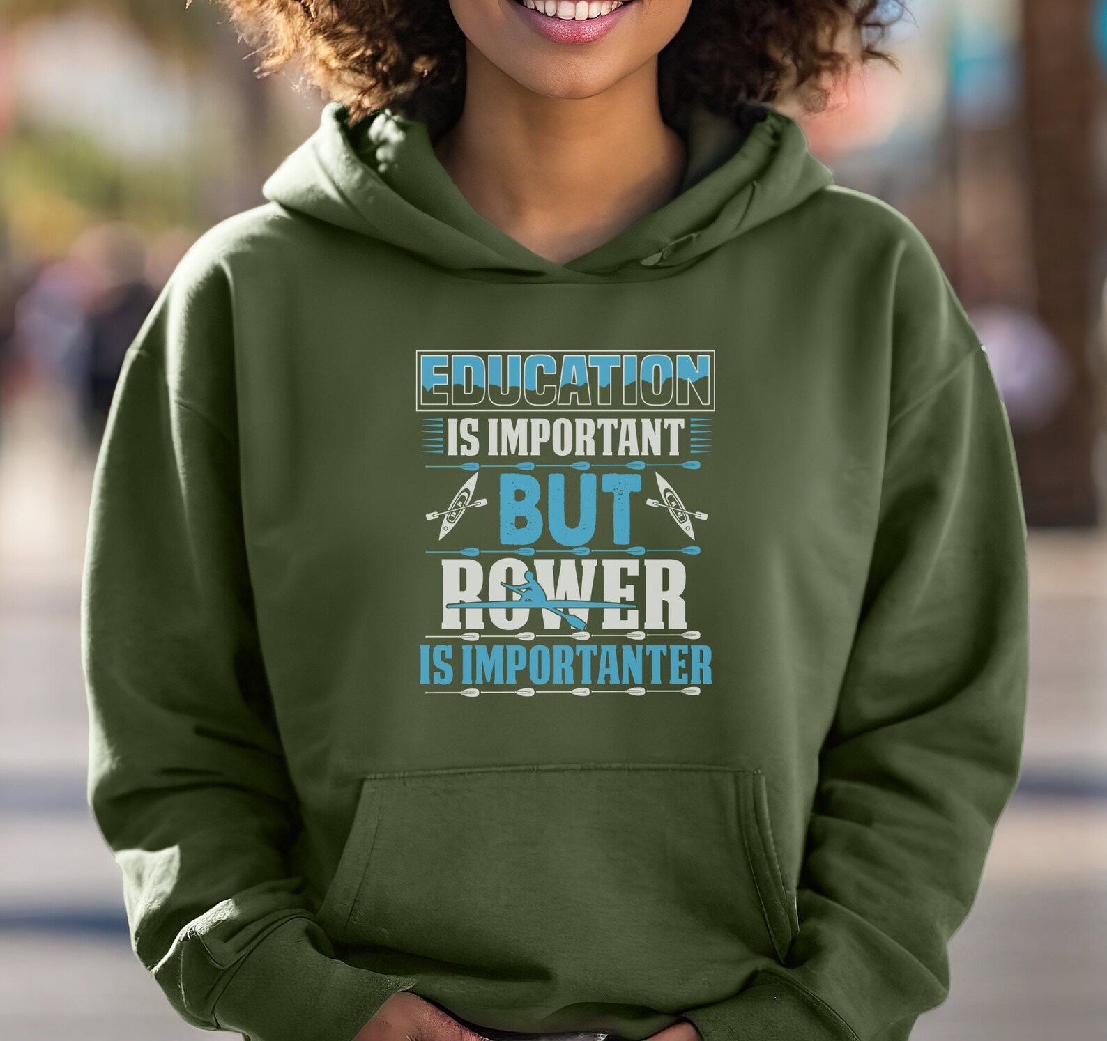 Rowing Team Water Sports Hoodie Team Apparel Rowing School JV Team ...