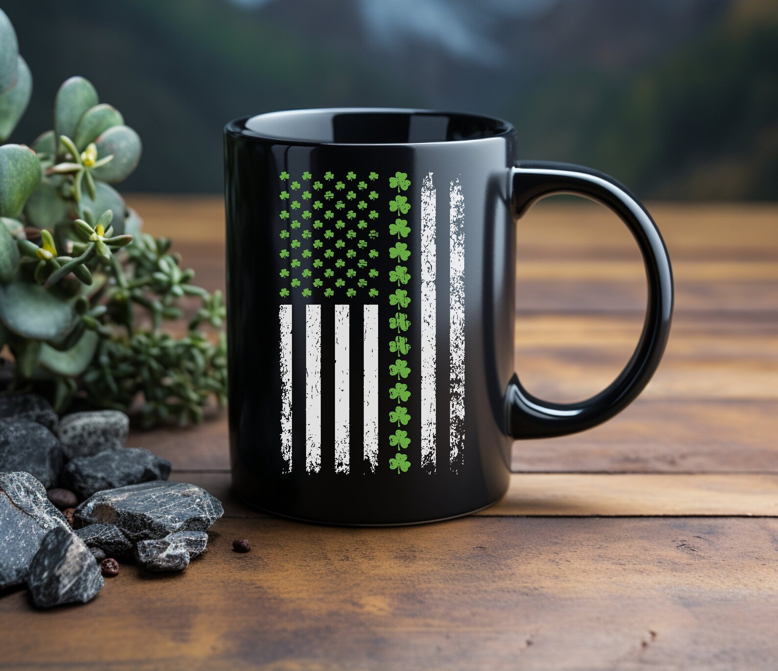 Paddy's Day Ceramic Mug St Patrick's Limited Edition Shamrock Charm St ...