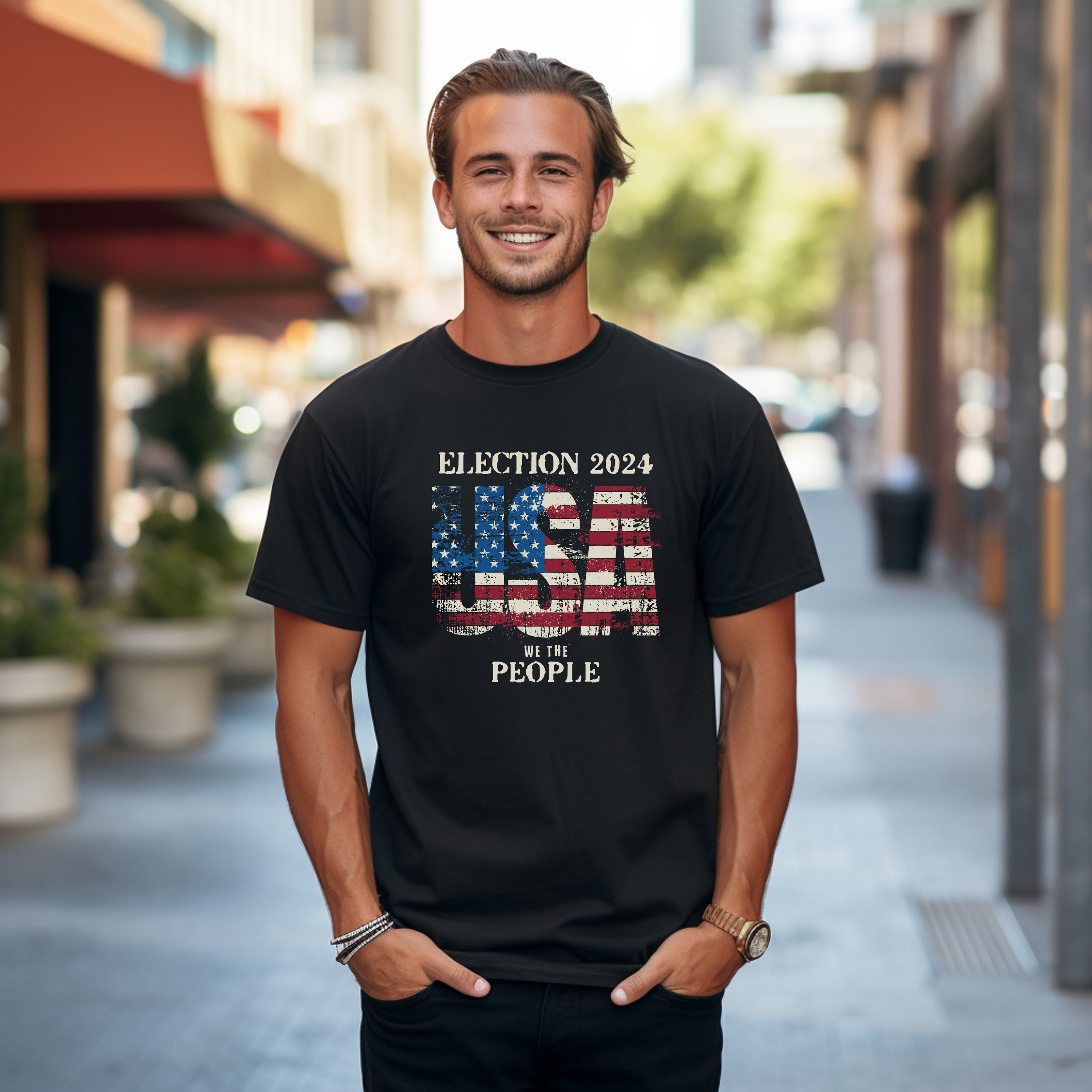 Election 2024 T-shirt USA Election Tee Political Apparel Presidential ...
