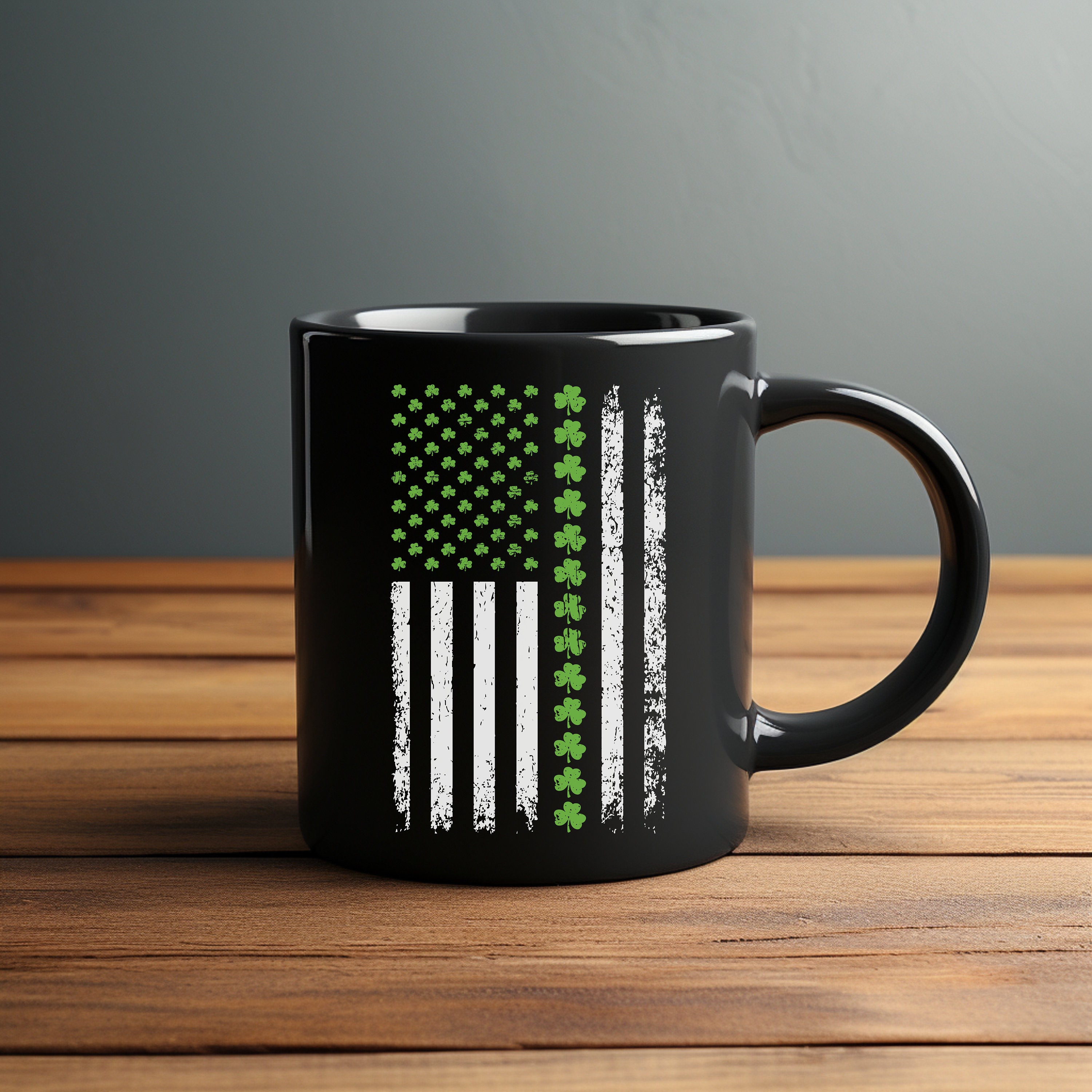 Paddy's Day Ceramic Mug St Patrick's Limited Edition Shamrock Charm St ...