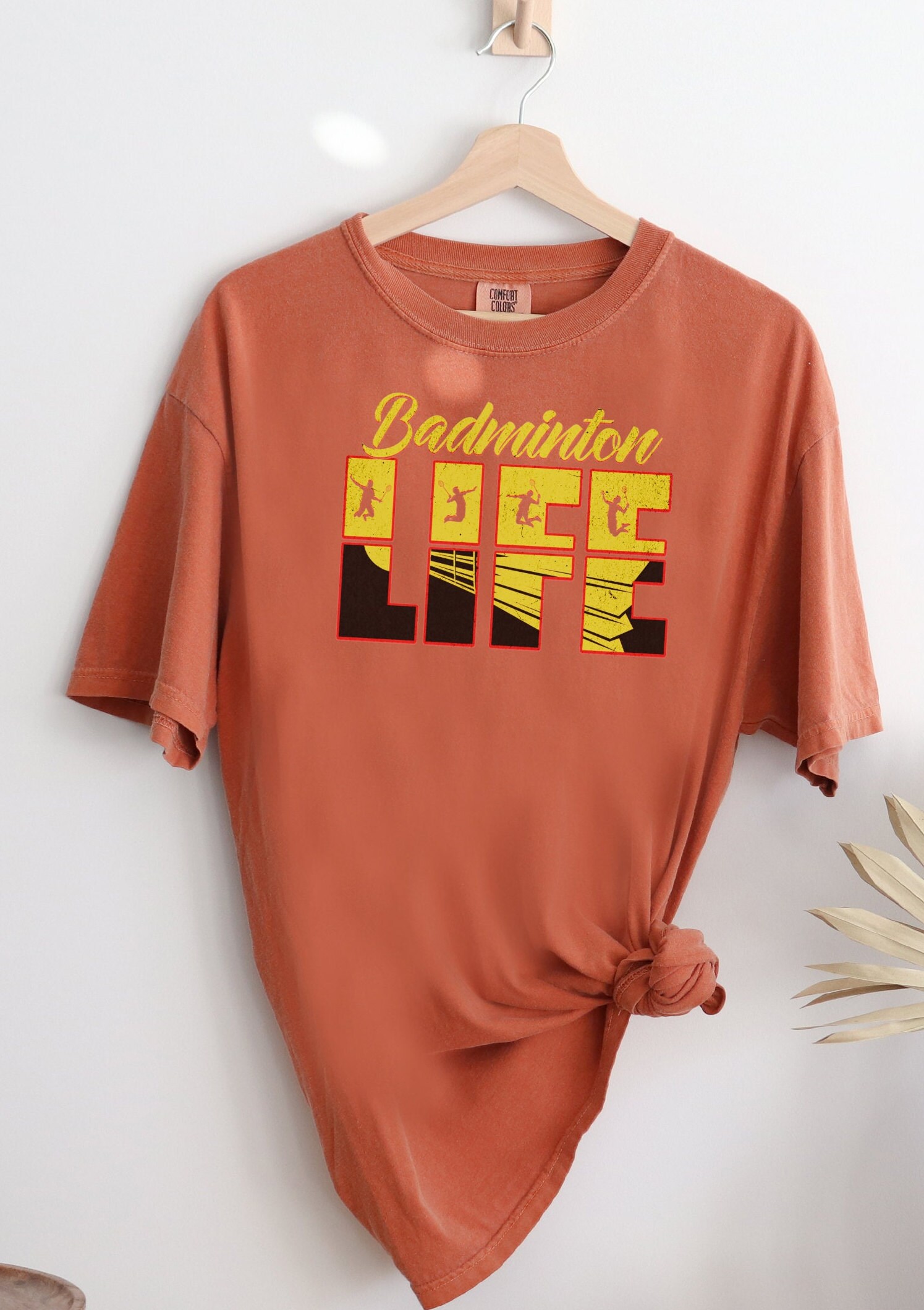 Badminton Tee Causal Shirt Racket Player Winning Sports Team Gift ...