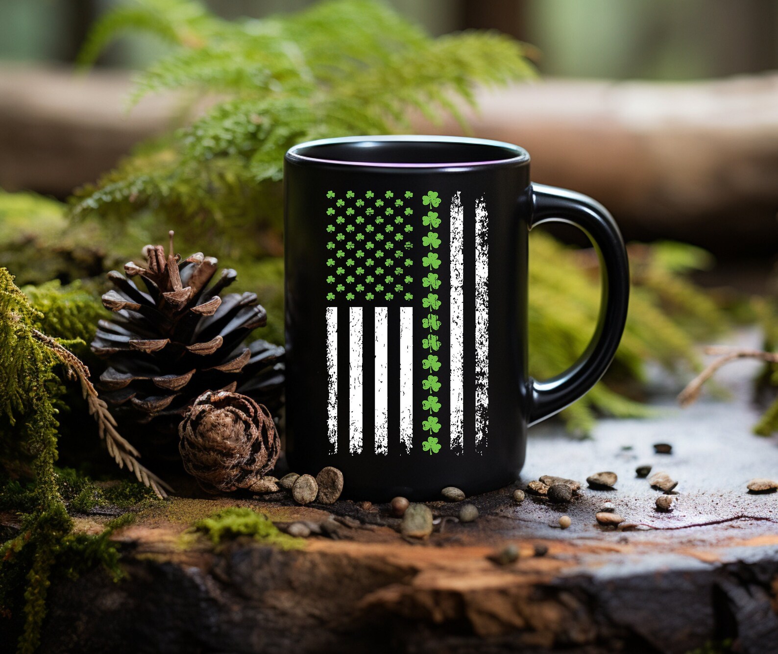 Paddy's Day Ceramic Mug St Patrick's Limited Edition Shamrock Charm St ...
