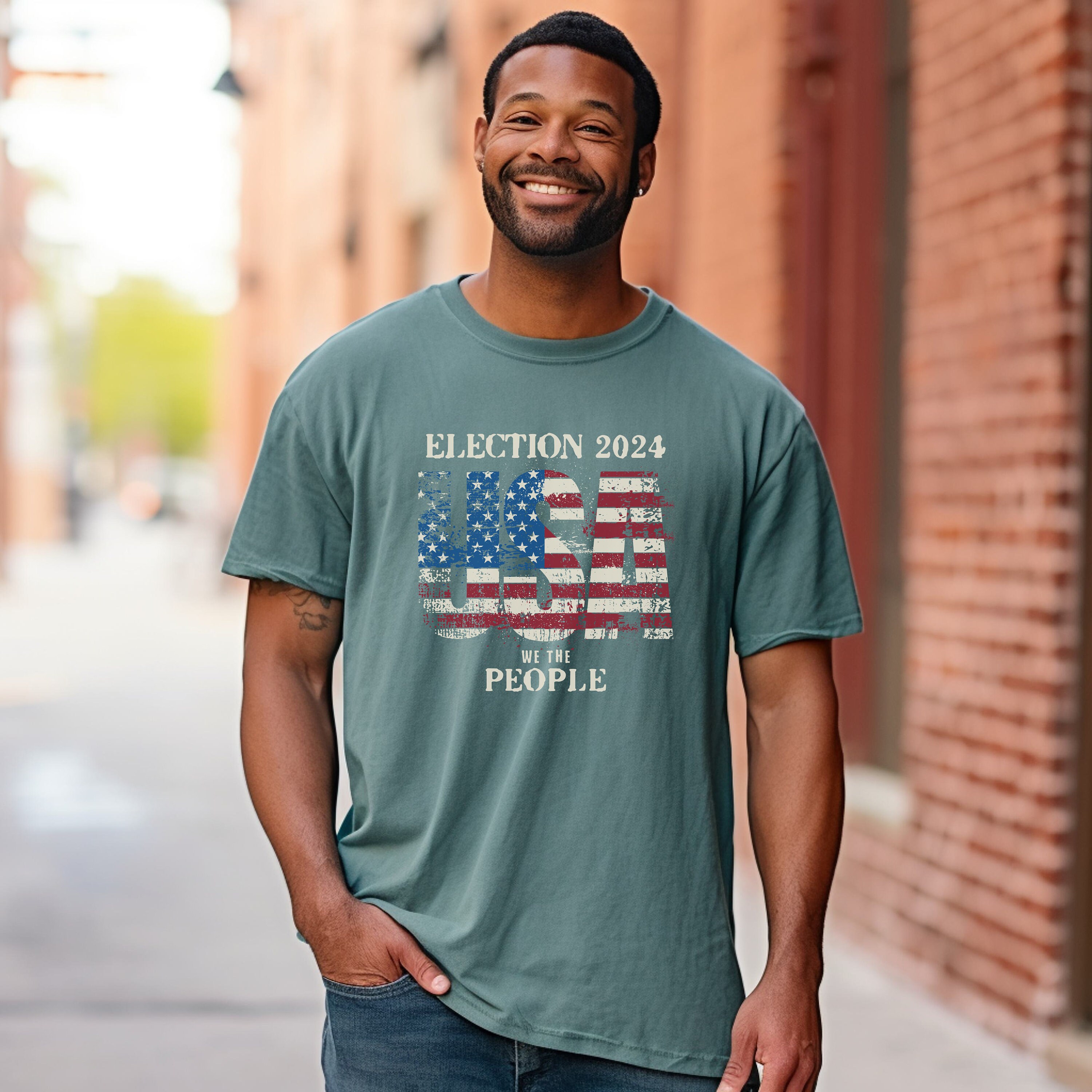 Election 2024 T-shirt USA Election Tee Political Apparel Presidential ...