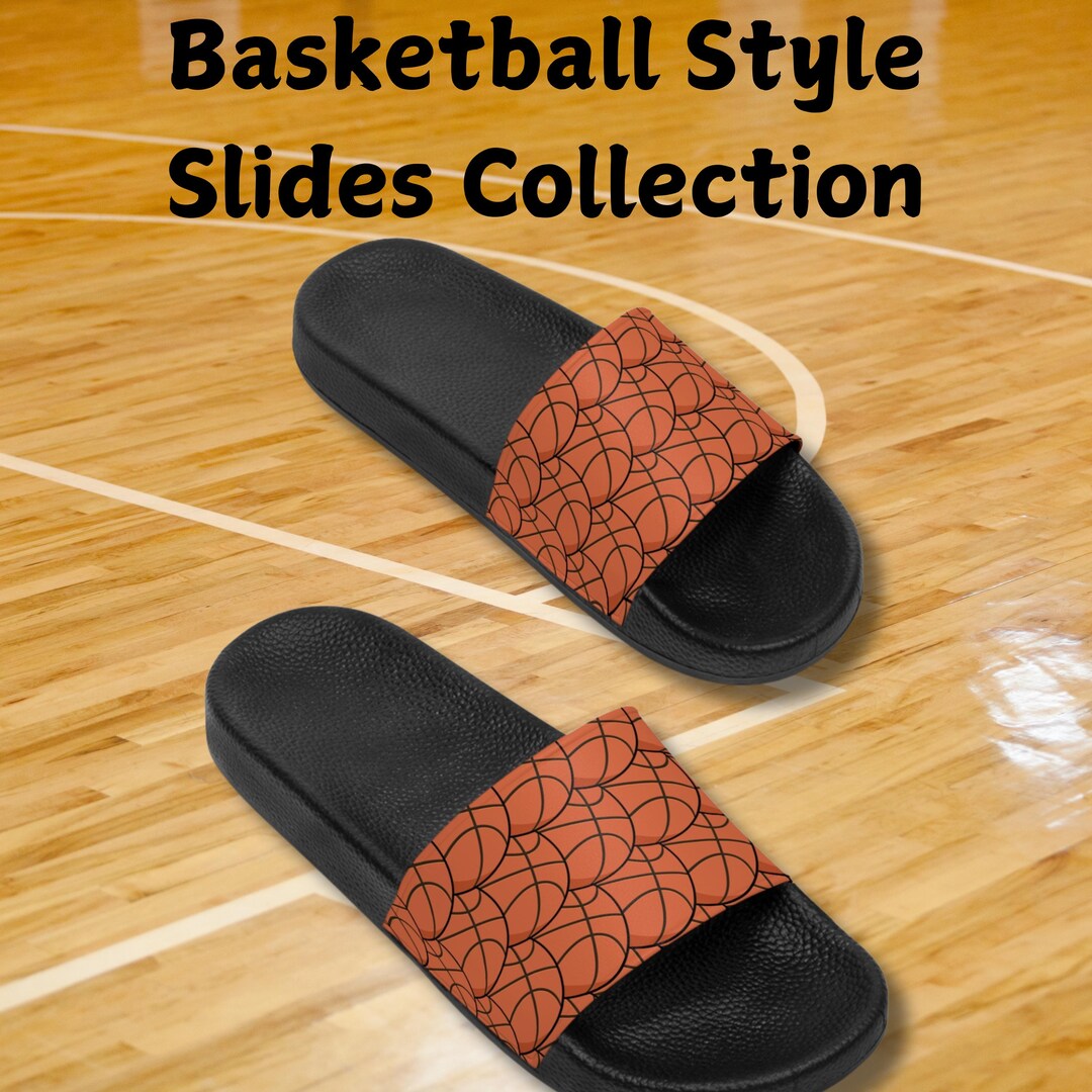 Personalized Basketball Slide Custom Team Slide Basketball Player Gift ...