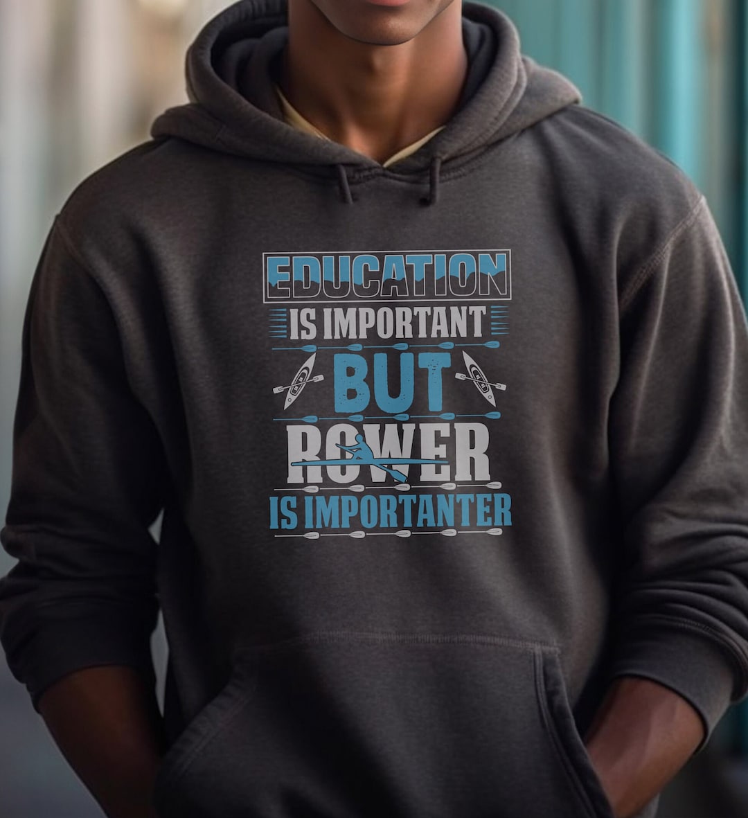 Rowing Team Water Sports Hoodie Team Apparel Rowing School JV Team ...