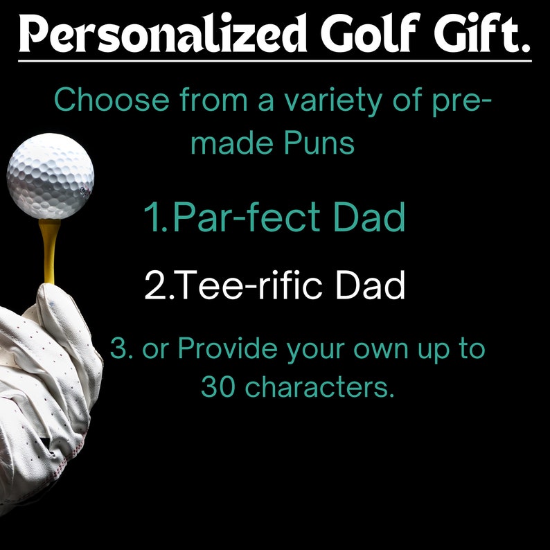 Custom Engraved Golf Tees Unique Golf Gift Personalized Sports Gift ...