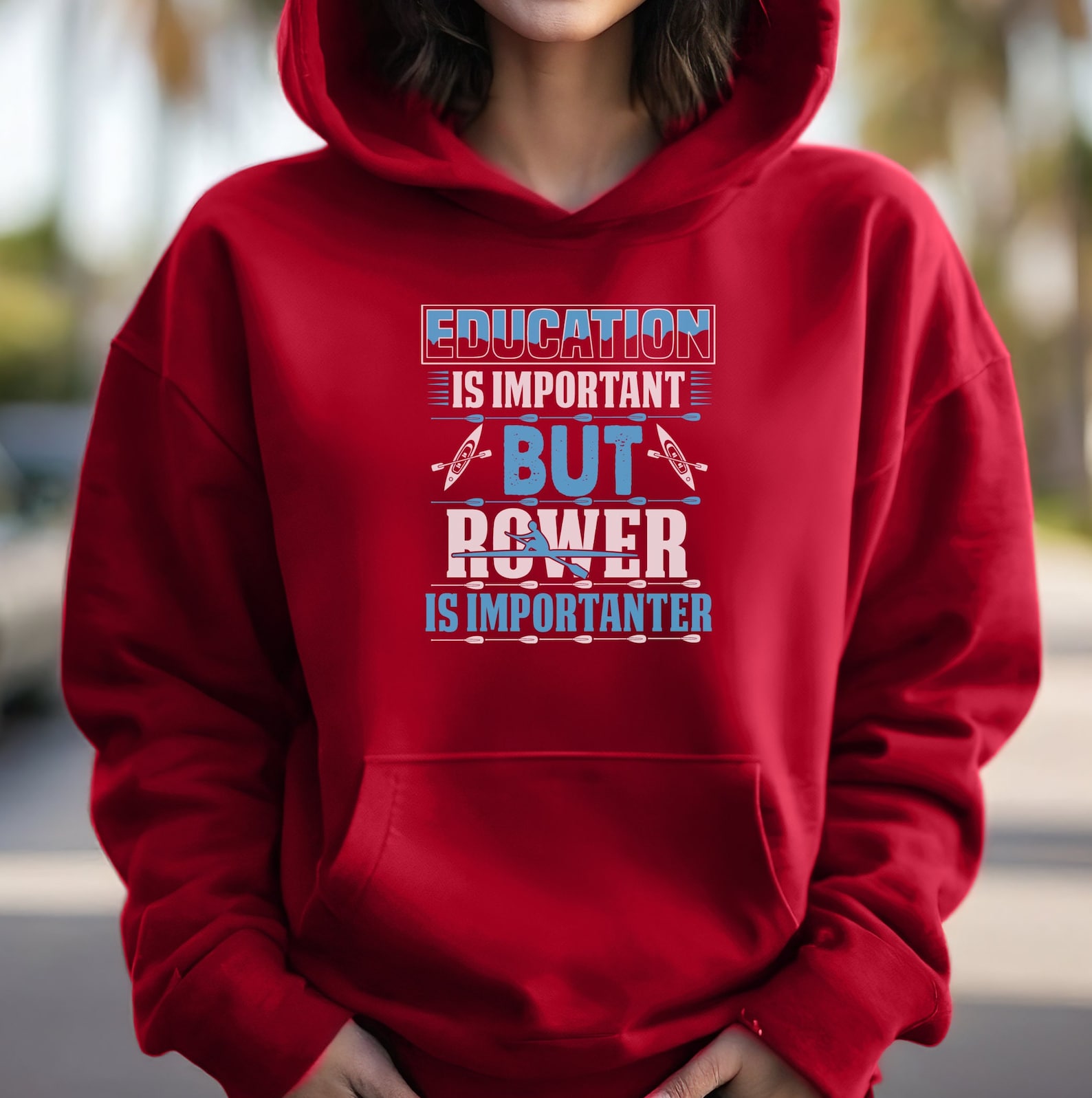 Rowing Team Water Sports Hoodie Team Apparel Rowing School JV Team ...
