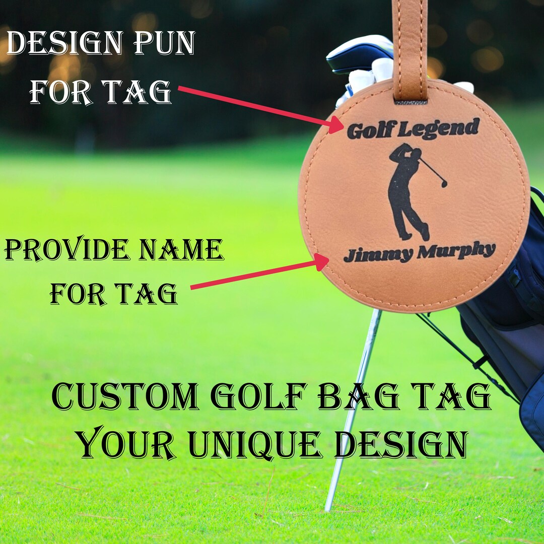 Engraved Golf Bag Tag Wedding Gift for Golfer Golf Gift for Husband ...