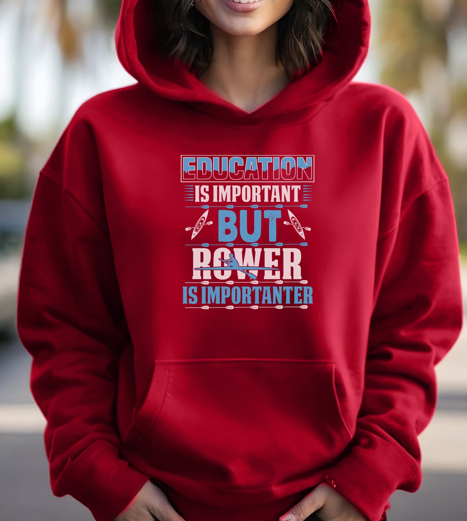 Rowing Team Water Sports Hoodie Team Apparel Rowing School JV Team ...