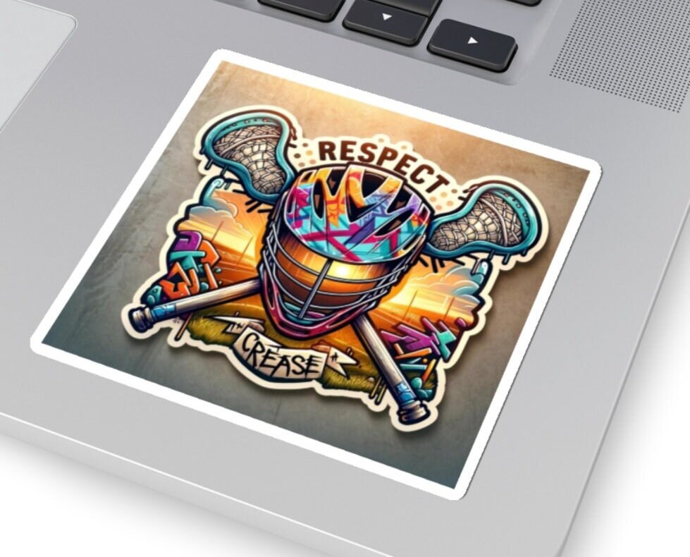 Graffiti Style Lacrosse Sticker Team Defense Goalie MVP Sticker Coach ...