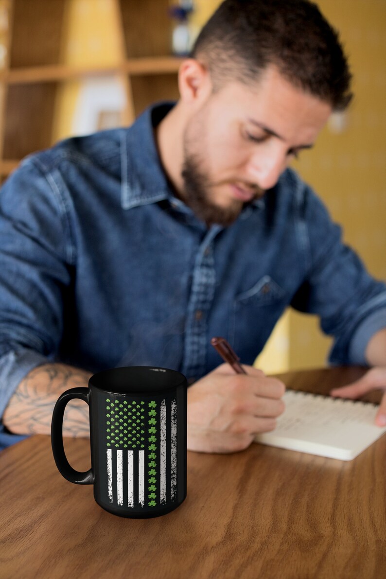 Paddy's Day Ceramic Mug St Patrick's Limited Edition Shamrock Charm St ...