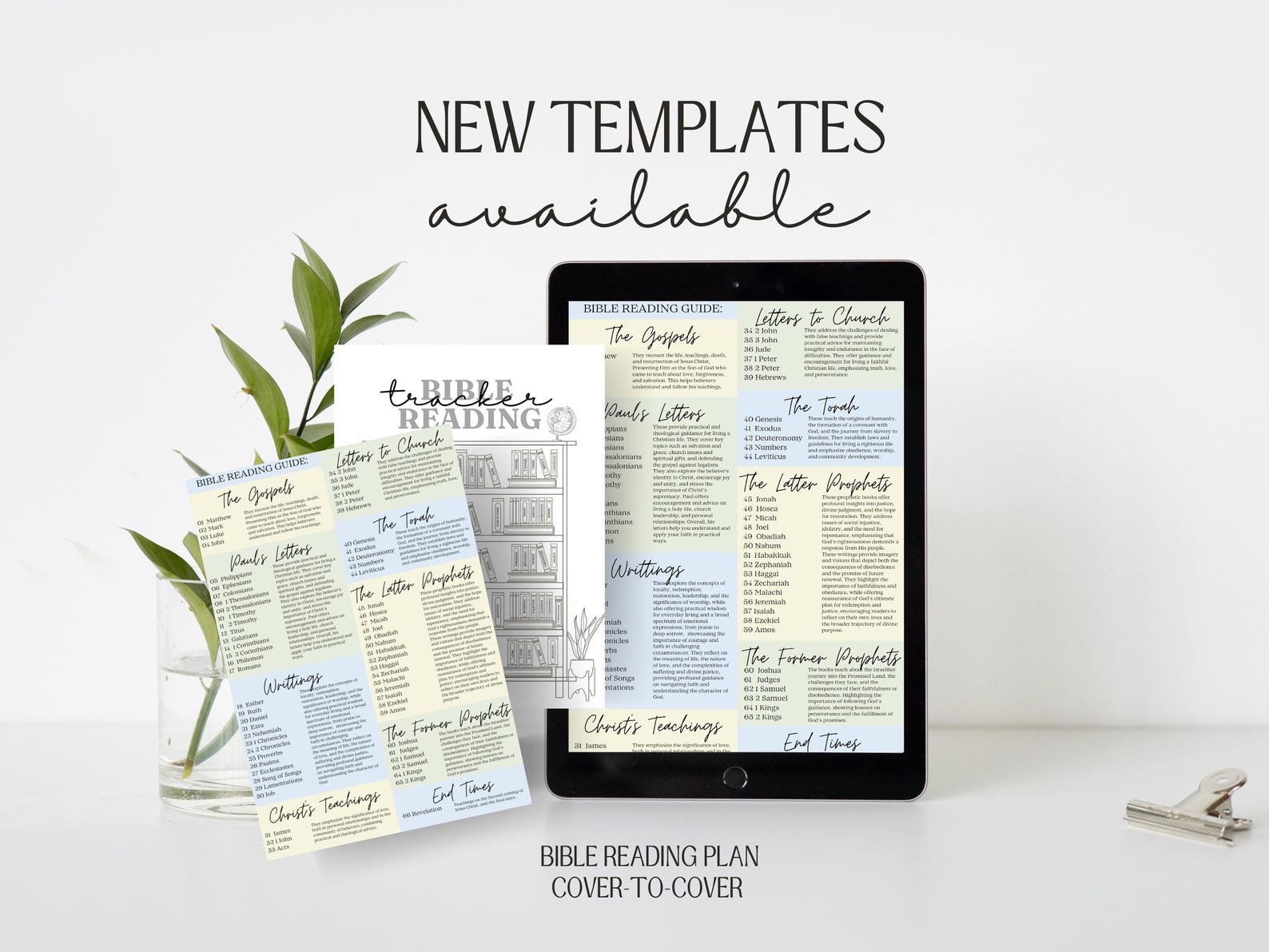 Beginner Bible Study Guide| Reading Plan| Bible Reading Schedule ...