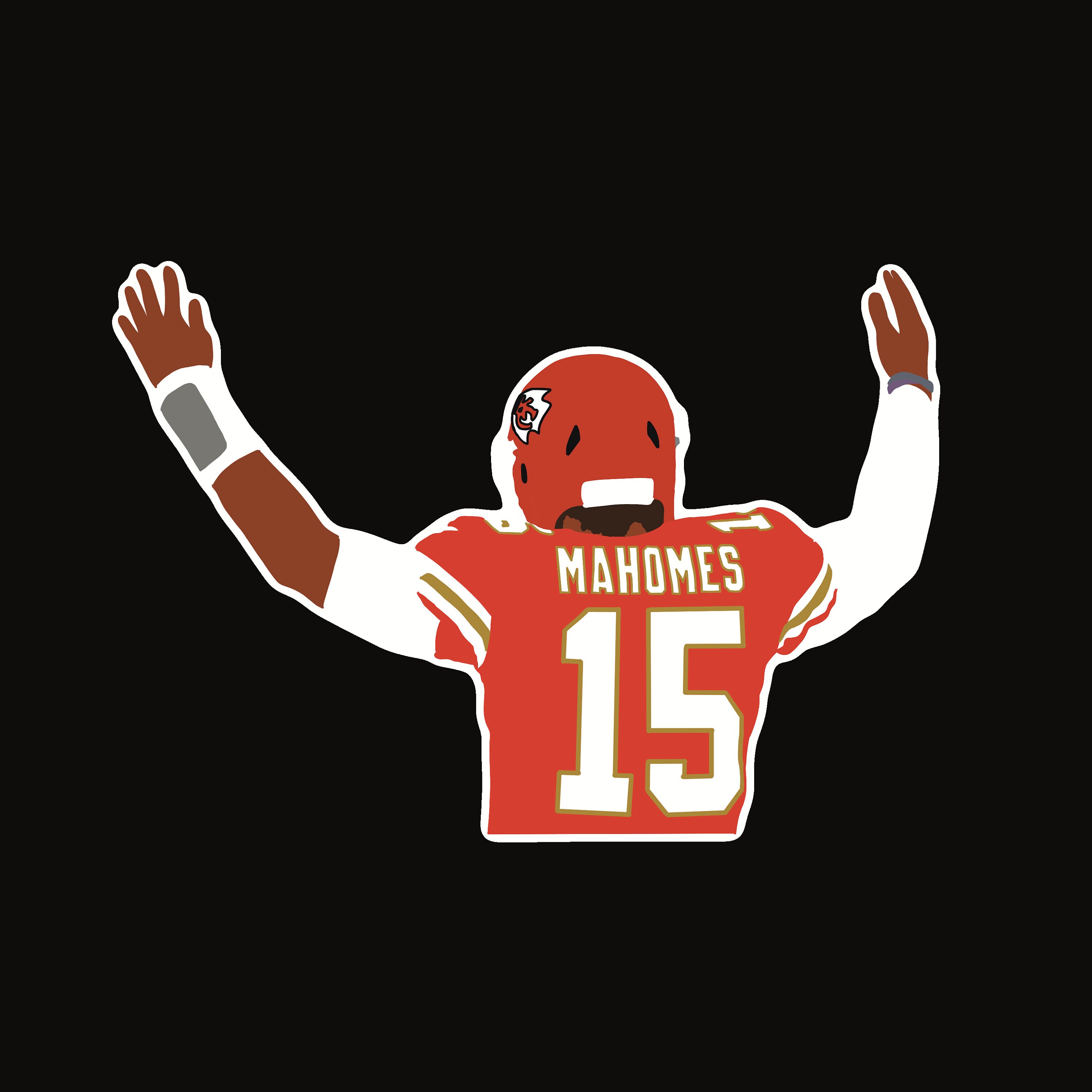 Patrick Mahomes Sticker - Etsy