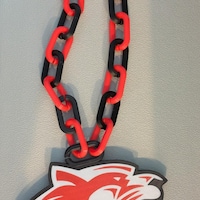 Custom 3D Printed Sports Fan Chain: Oversized Team Turnover Logo ...