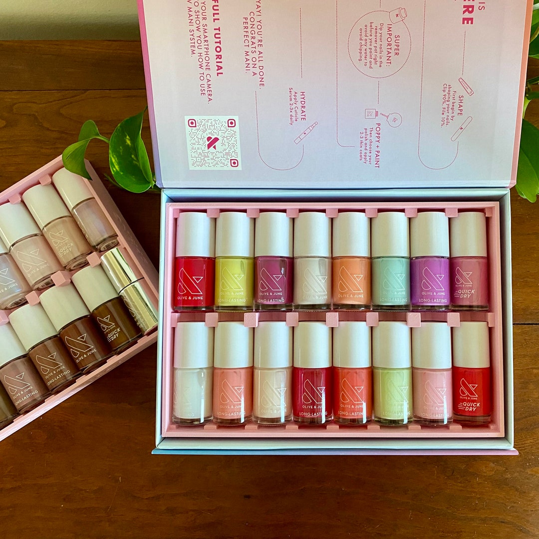 The Polish Tray - Olive & June Nail Polish Organization System - Etsy