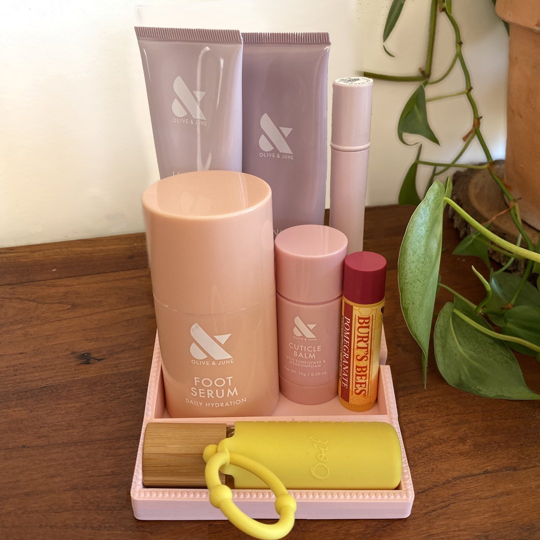 The Cuticle Care Caddy - Organizer for Manicure and Pedicure Hydration ...