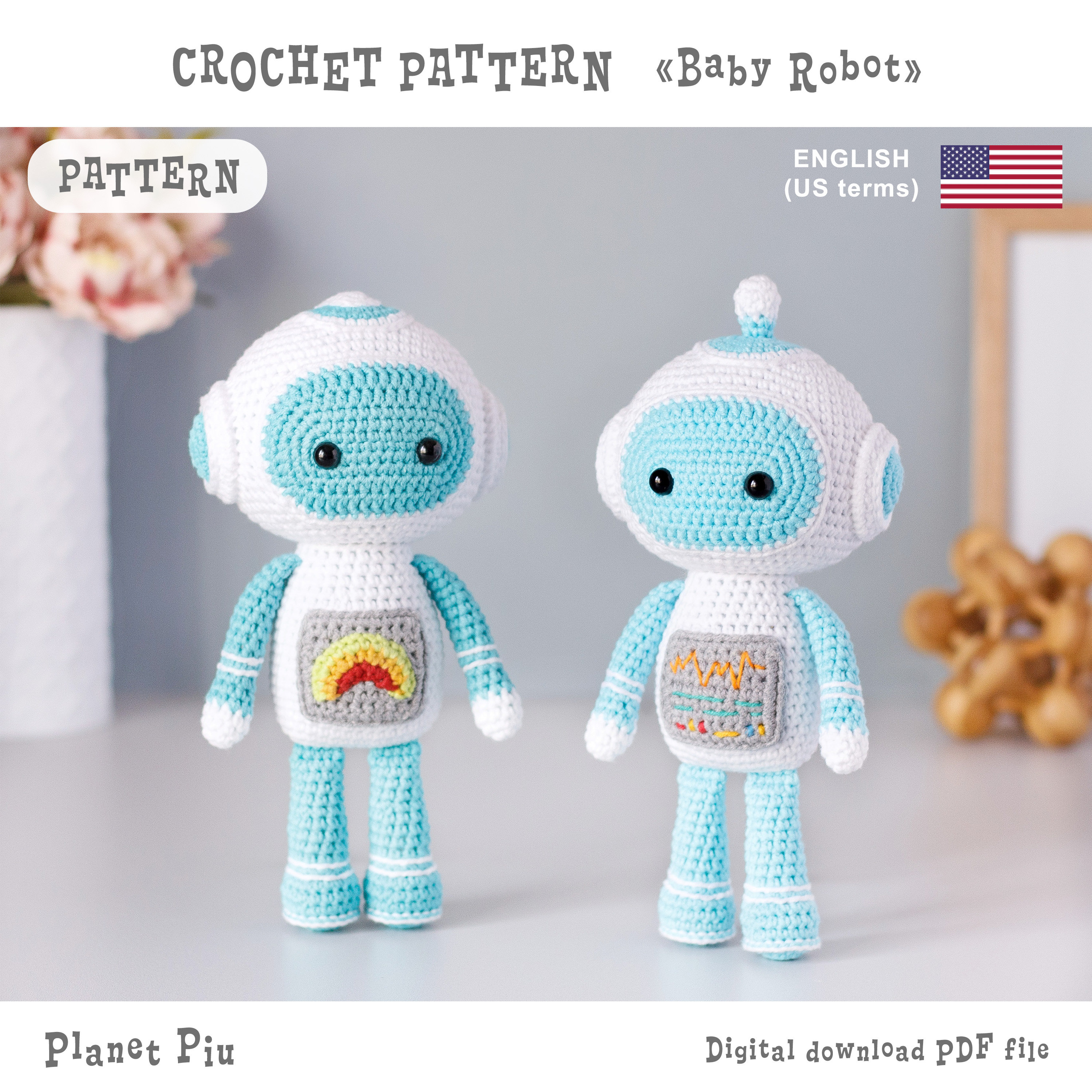 Robot Amigurumi My First Amigurumi And The First Project I've Ever