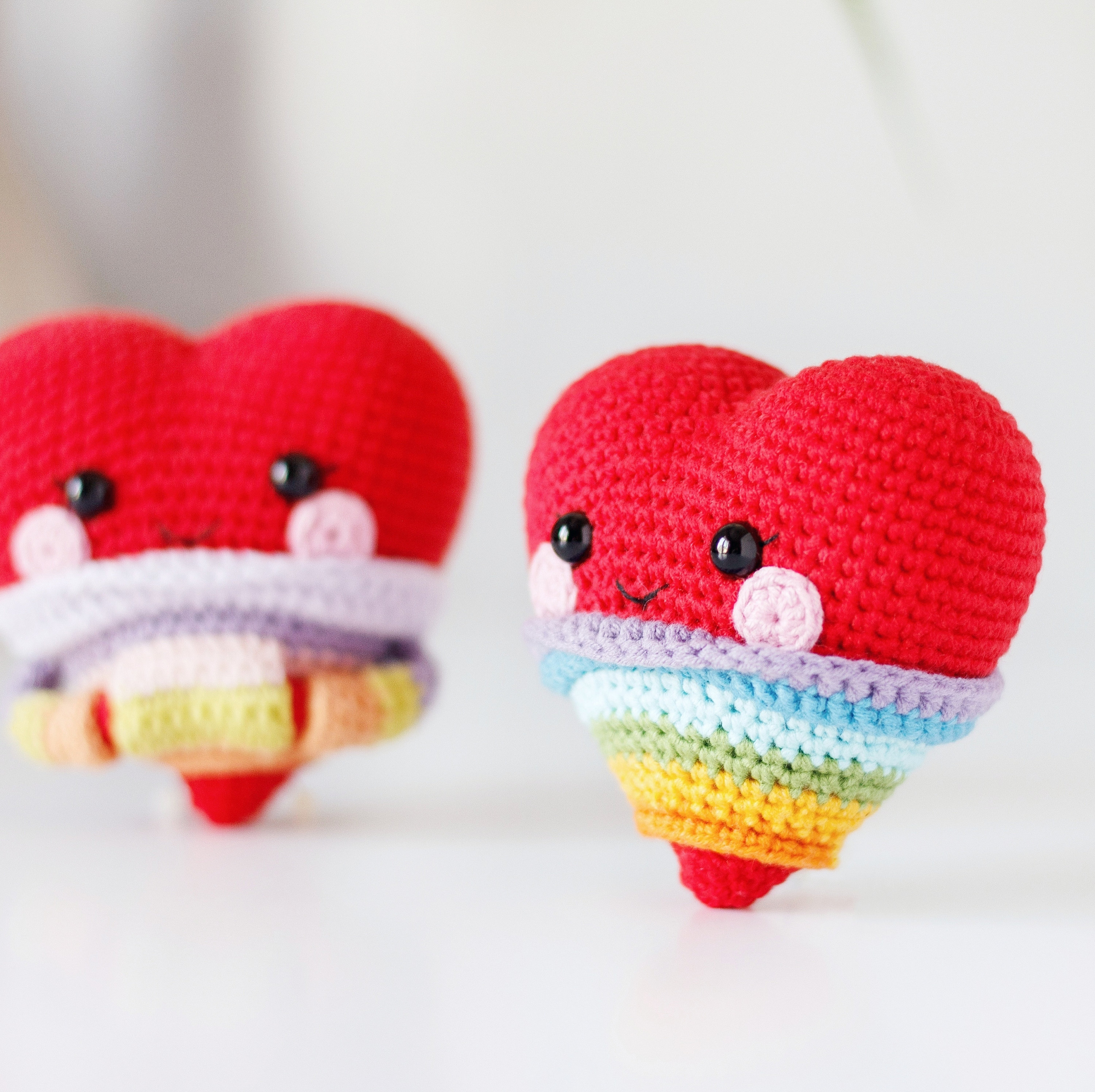 Crochet Warm Heart PATTERN: Amigurumi Valentines Day Toy (PDF Pattern ...