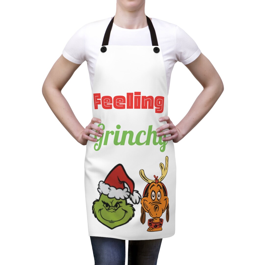 Holiday Grinch and Max Apron - Etsy