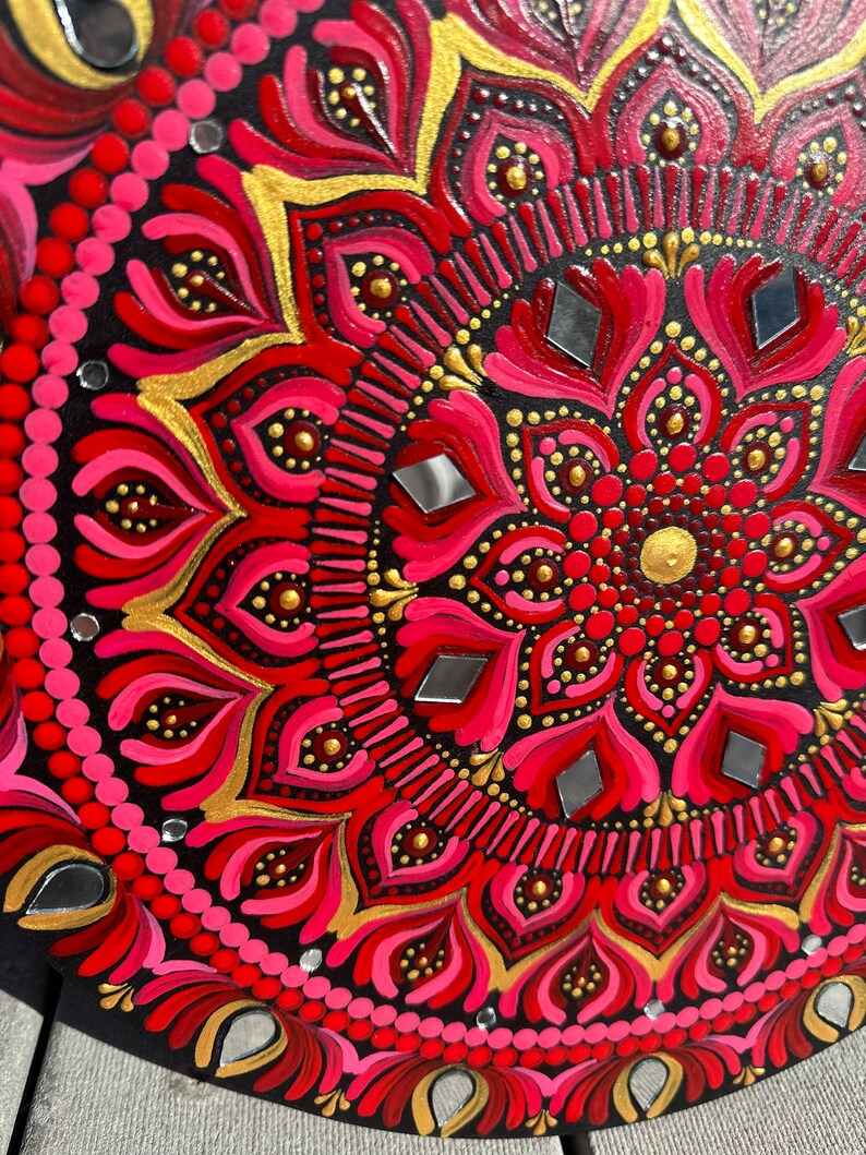 12 Inch Dot Mandala Original Painting Wall Hanging - Etsy