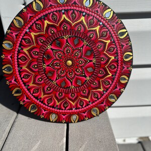 12 Inch Dot Mandala Original Painting Wall Hanging - Etsy