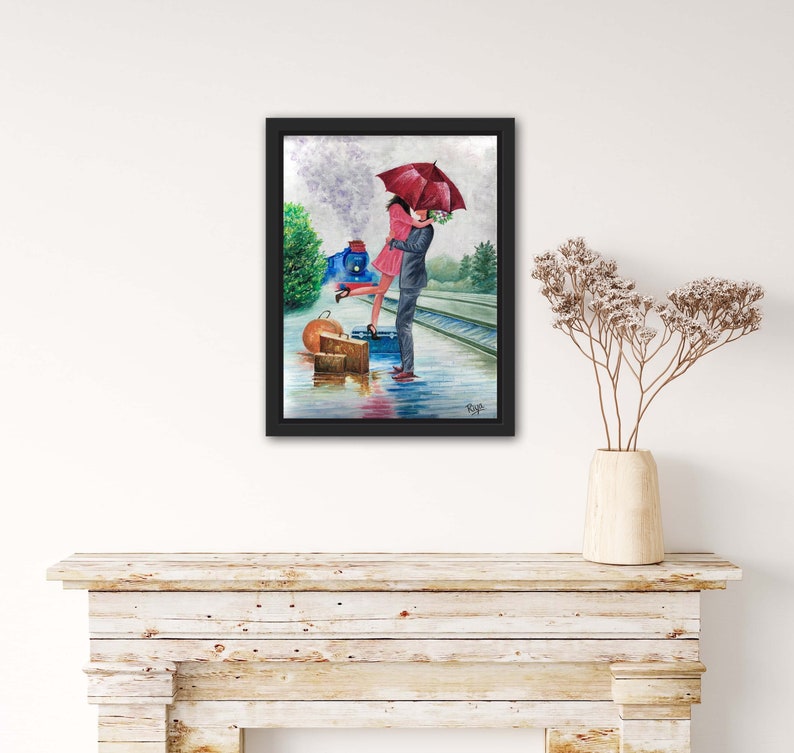 Couple Painting Valentine’s Day Gifts Long Distance Relationships - Etsy