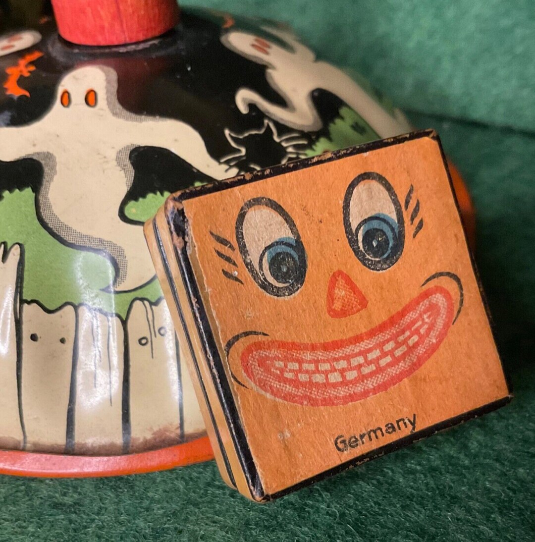 Antique German Halloween Jack-o-lantern Pumpkin Face Candy - Etsy