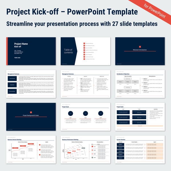 Powerpoint Template - Etsy