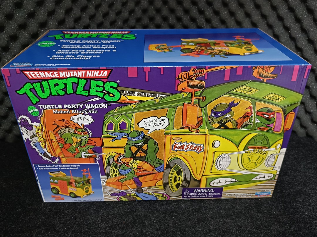 Teenage Mutant Ninja Turtles Party Wagon RETRO CLASSIC - Etsy