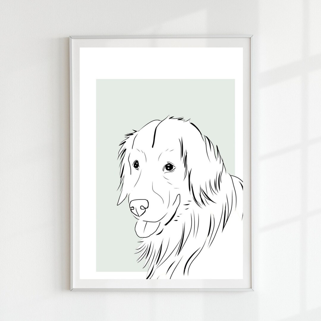 Personalized Drawing Custom Line Drawing Portrait From Photo - Etsy
