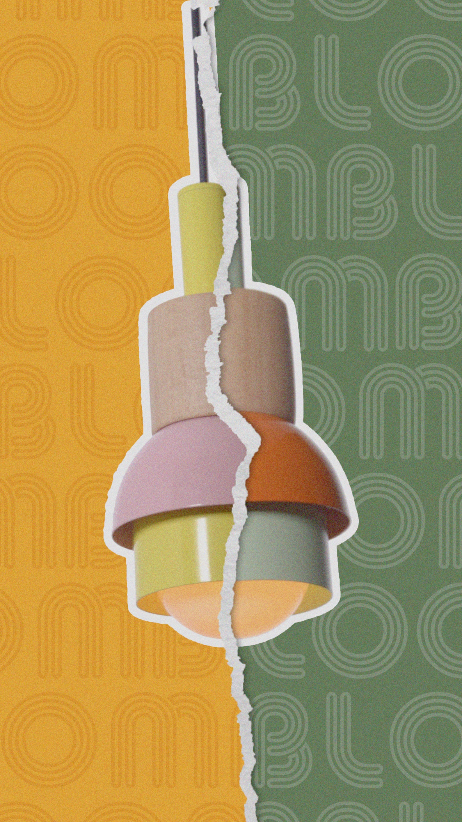 Handmade Colorful Macaron Pendant Light: Coffee Lighting - Etsy