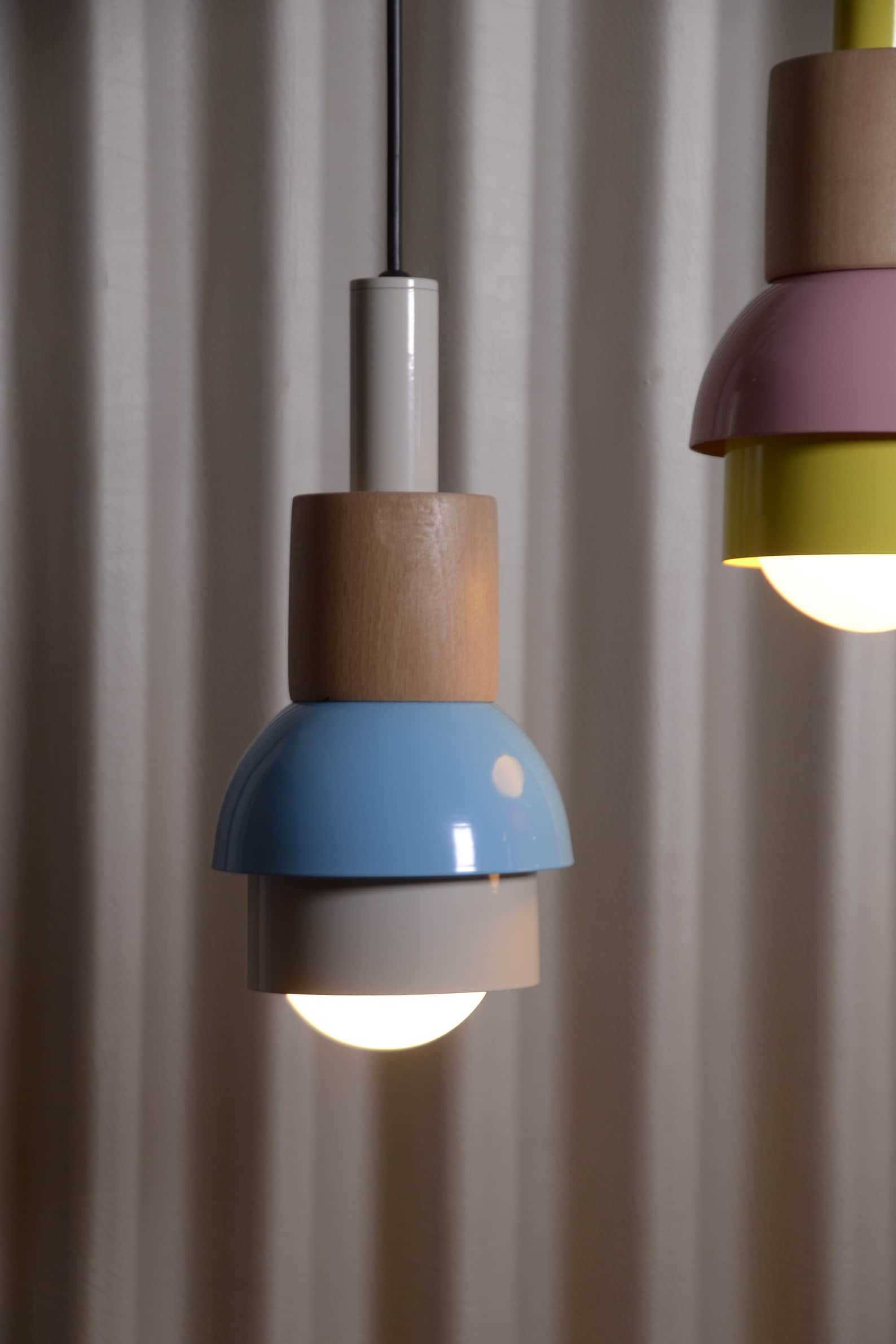 Handmade Colorful Macaron Pendant Light: Coffee Lighting - Etsy