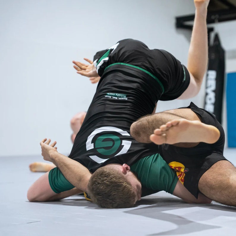 Solid Grappling Jiu Jitsu Men's Rash Guard BJJ Rash Guard Brazilian Jiu ...