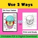 Skull Anatomy PDF Printable Worksheet, Intro to Anatomy Printable PDF ...