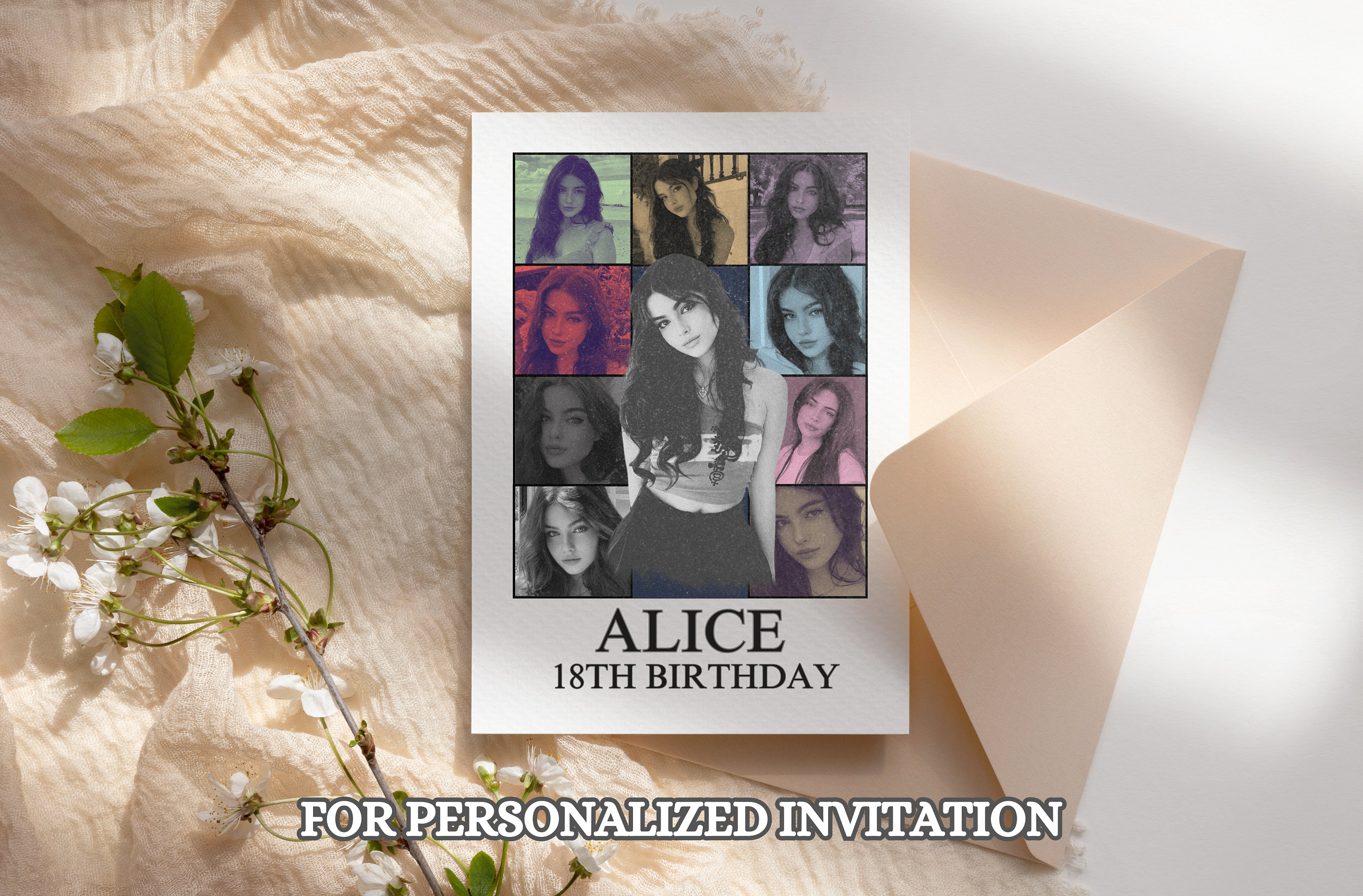 Custom Eras Poster, Era Poster With Your Photos, Teenage Era Party ...