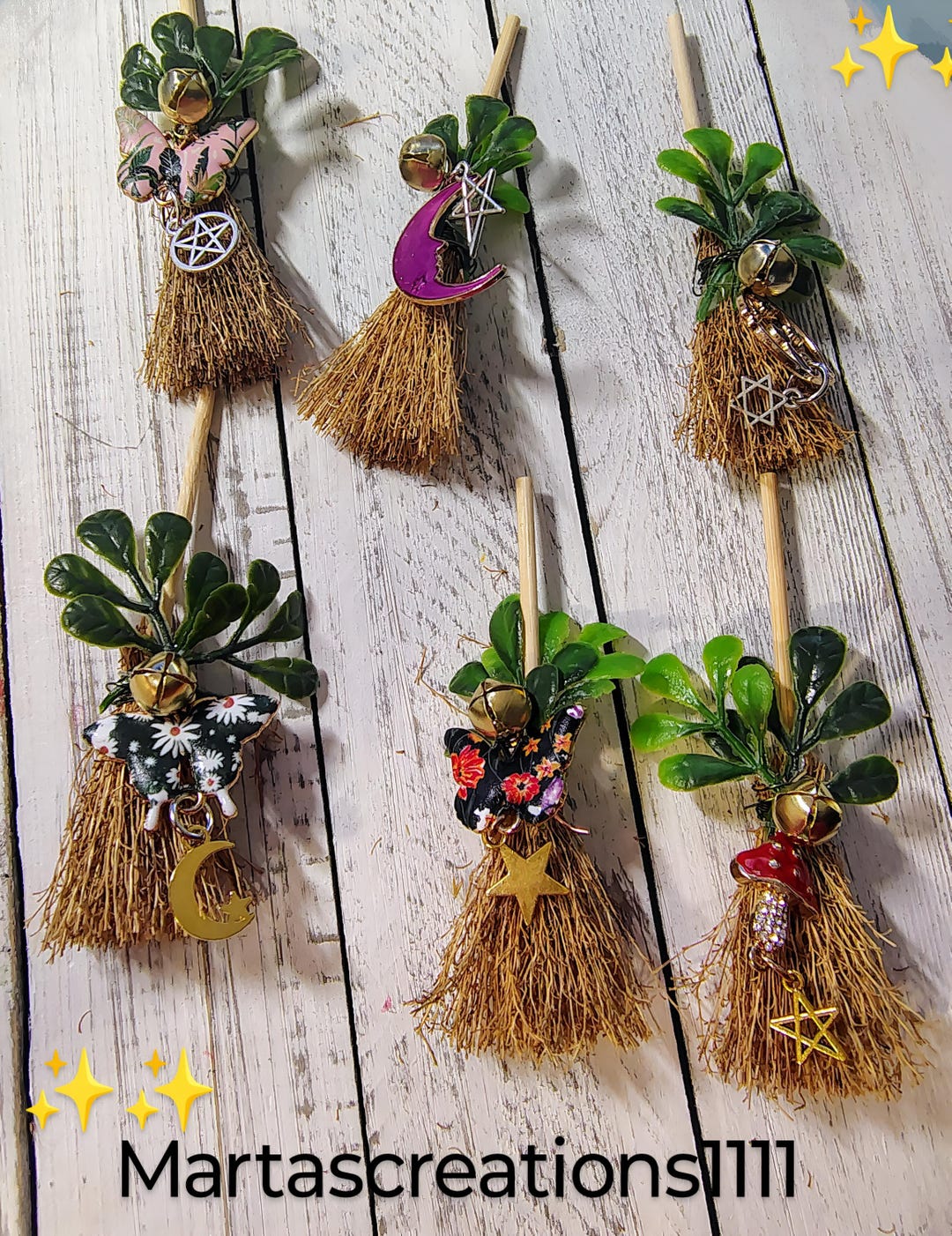 Witch Altar Broom / Mini Ritual Broom - Witch Decoration Charm- Home ...