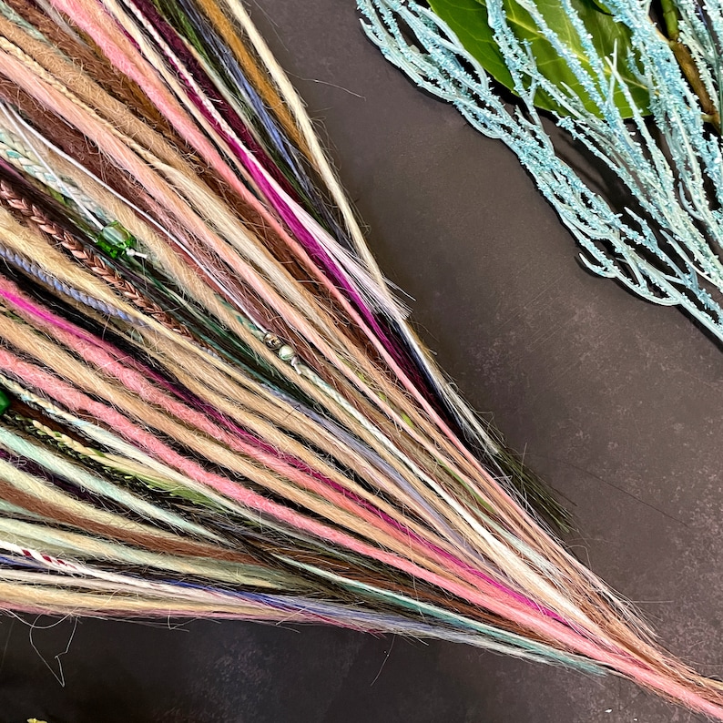 Unique Marble Temporary Safe Dreadlocks Set With Different Braids ...