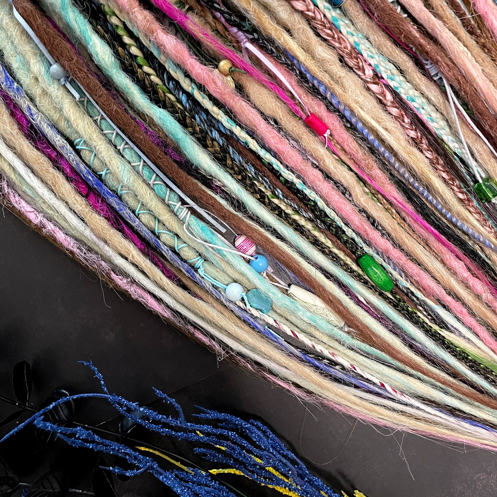 Unique Marble Temporary Safe Dreadlocks Set With Different Braids ...