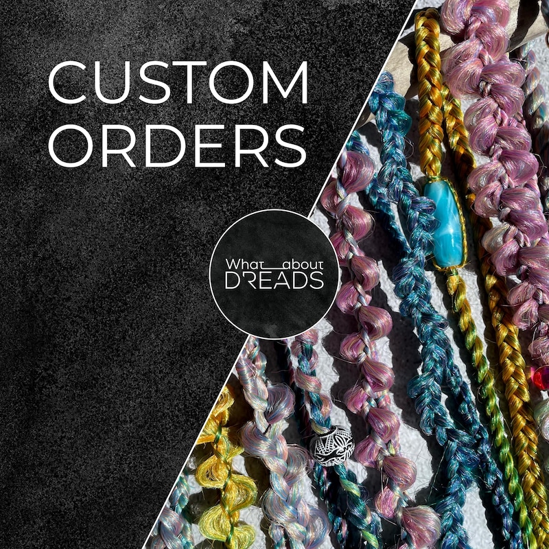 Curly Dreads Rainbow - Etsy