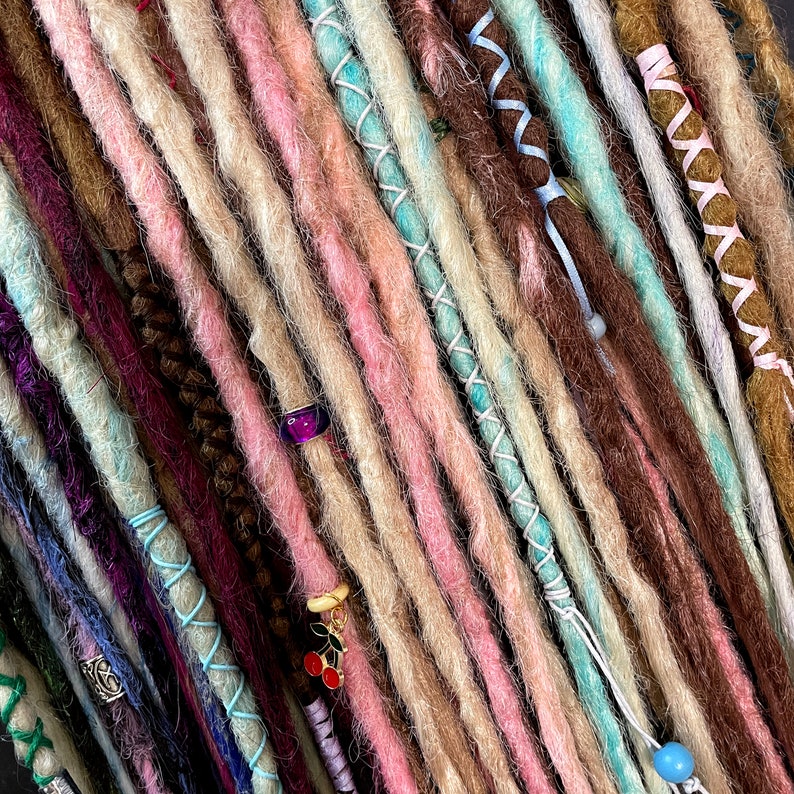 Unique Marble Temporary Safe Dreadlocks Set With Different Braids ...