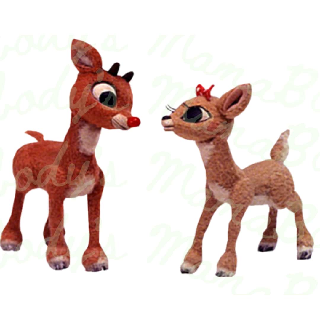 Rudolph the Red Nosed Reindeer Vintage and Santa Claus Rudolph Cartoon ...