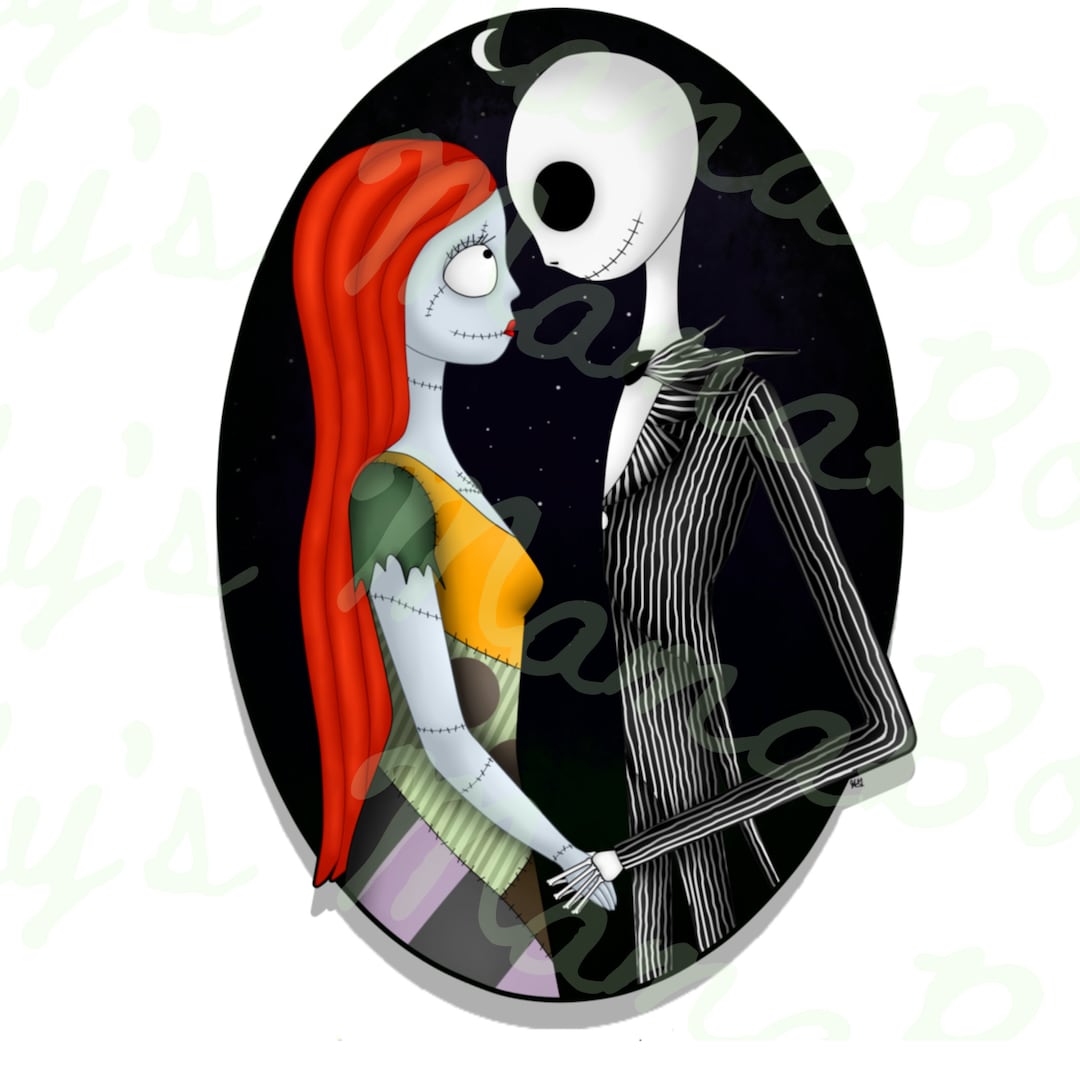 Jack and Sally Transparent Background With Jack Pocket Design PNG ...