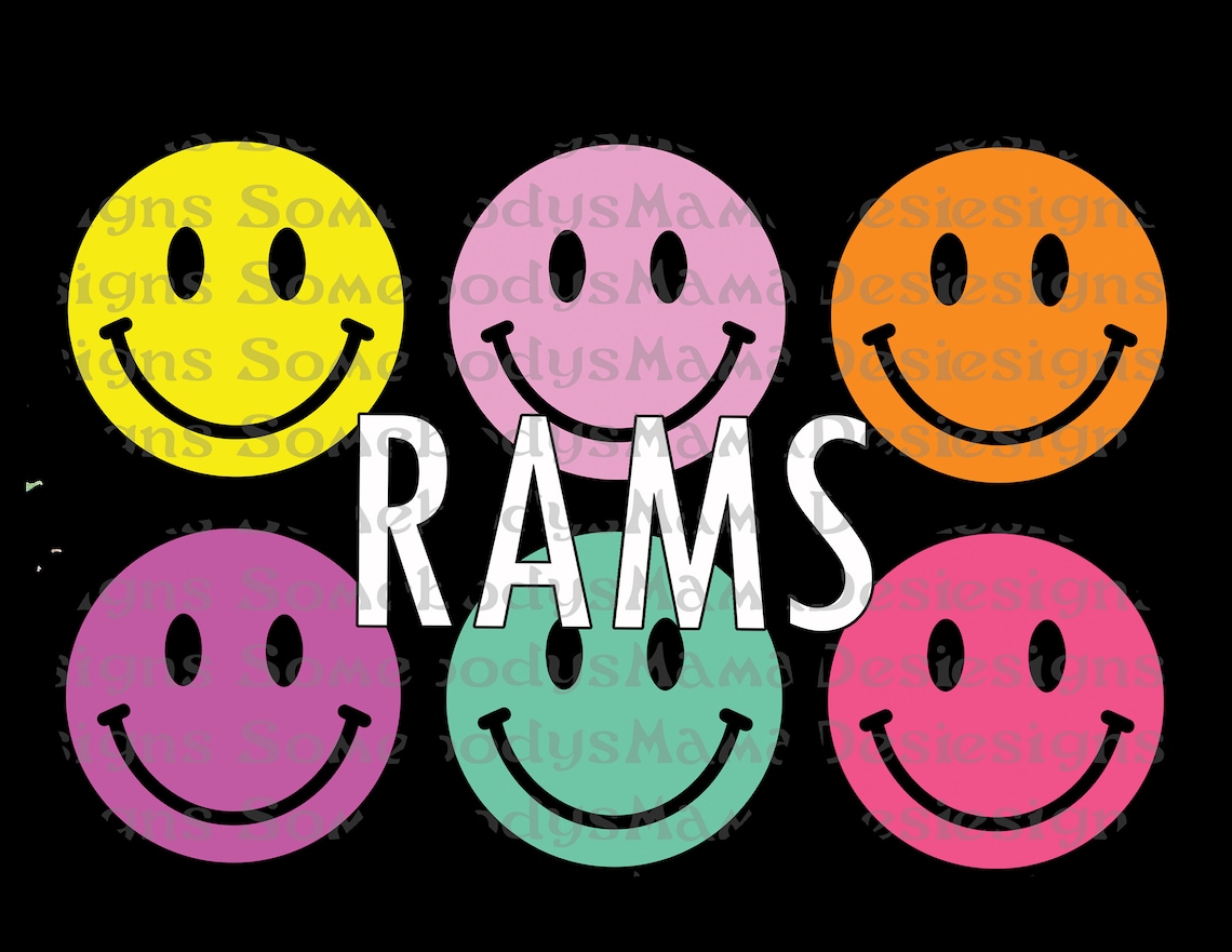 Rams Emoji Smiley PNG File Sublimation Dtf Dtg Digital Download - Etsy