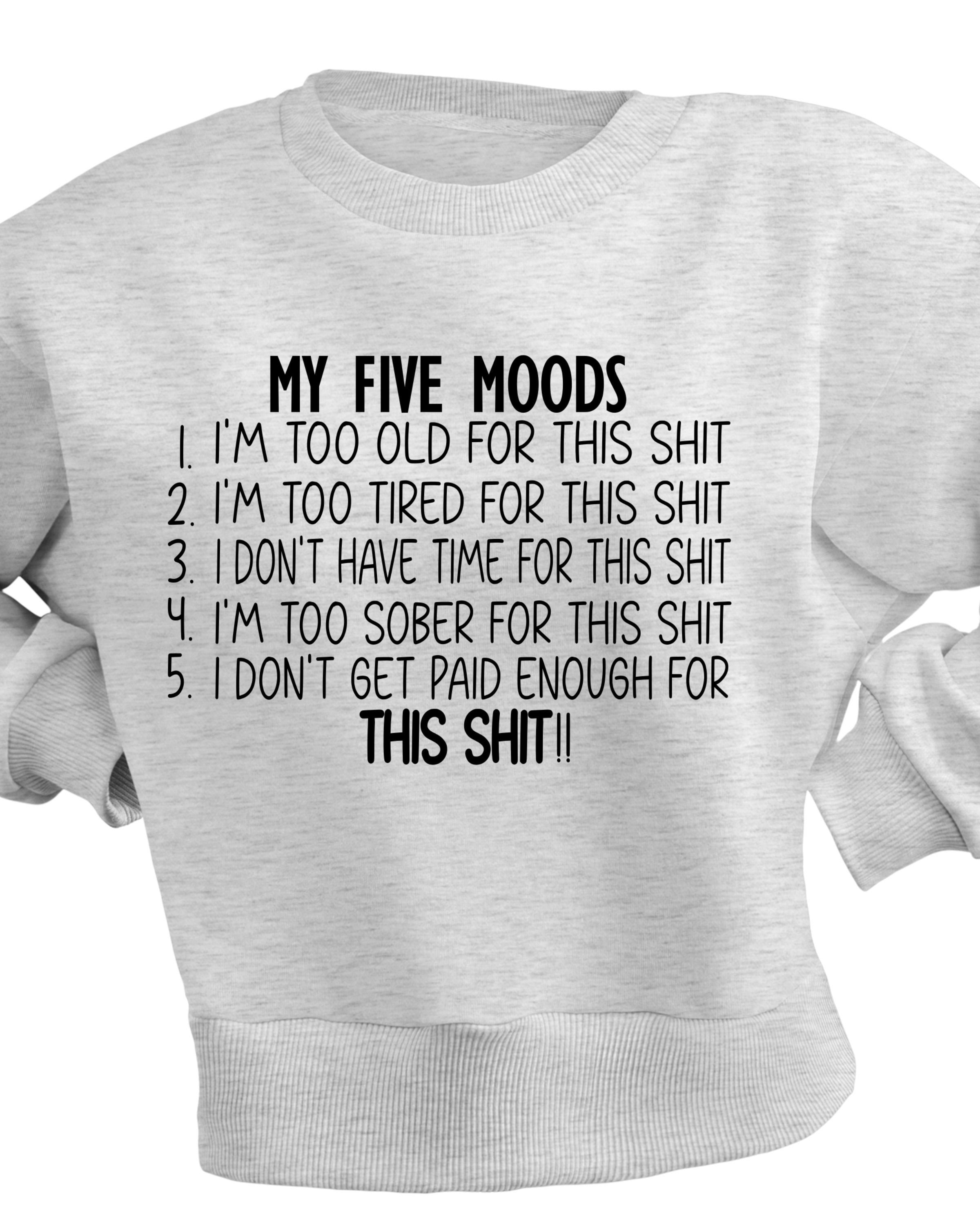 My Five Moods Svg And Png Digital File Etsy