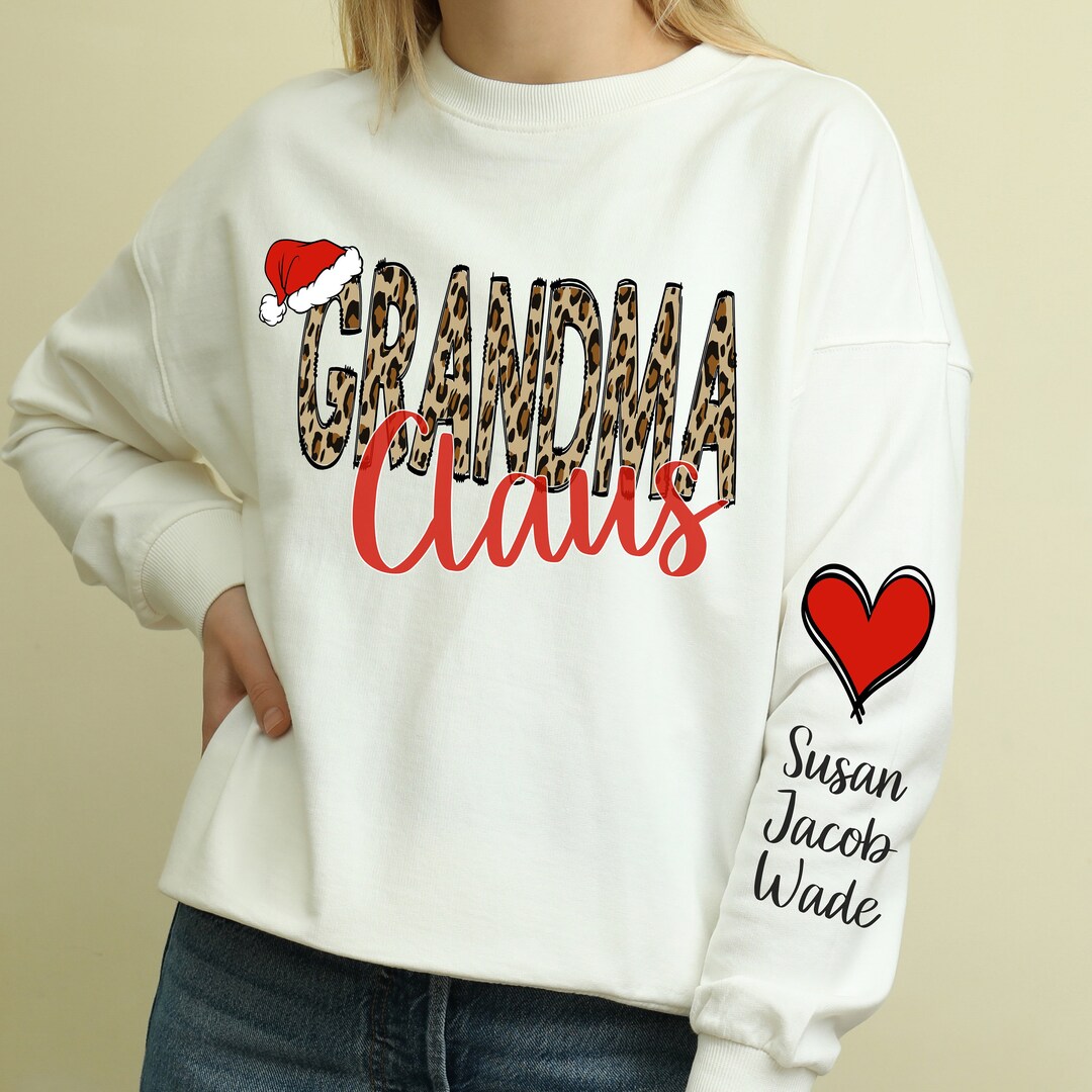 Grandma Claus, Cheetah, Christmas, Shirt, PNG, Sublimation - Etsy