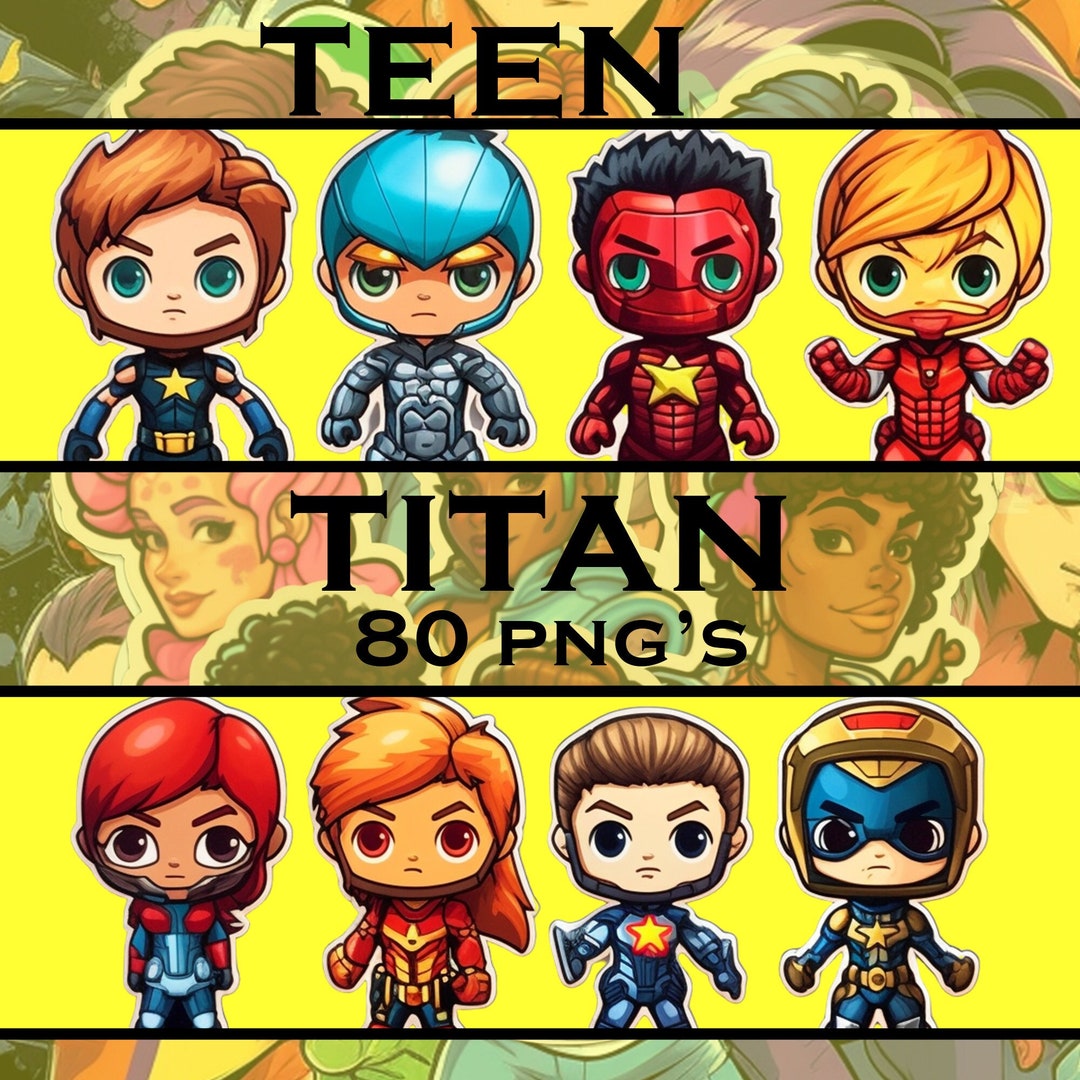 Teen Titans Go SVG Bundle, Teen Titans Go Png Bundle, Teen Titans Go ...