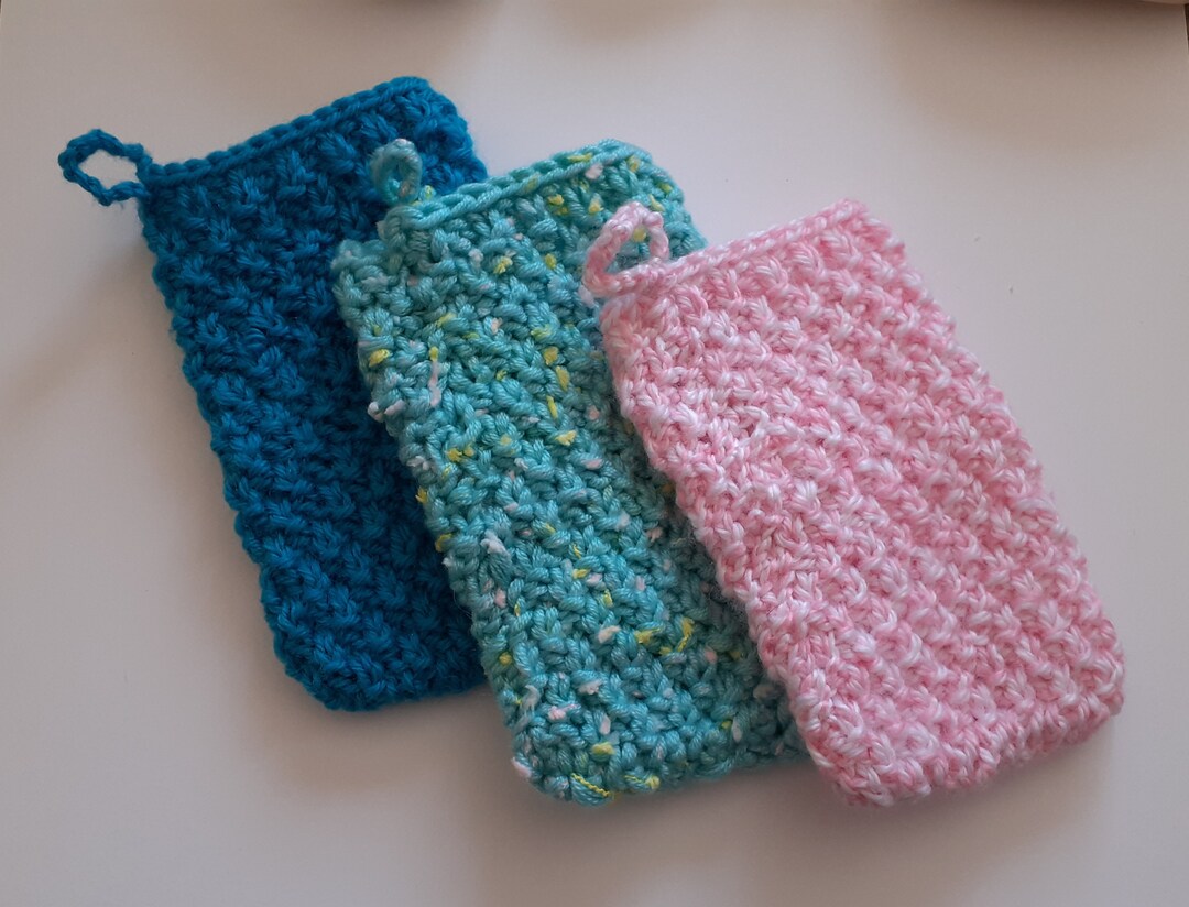 Knitted Soap Buddy / Soap Sack Handmade - Etsy